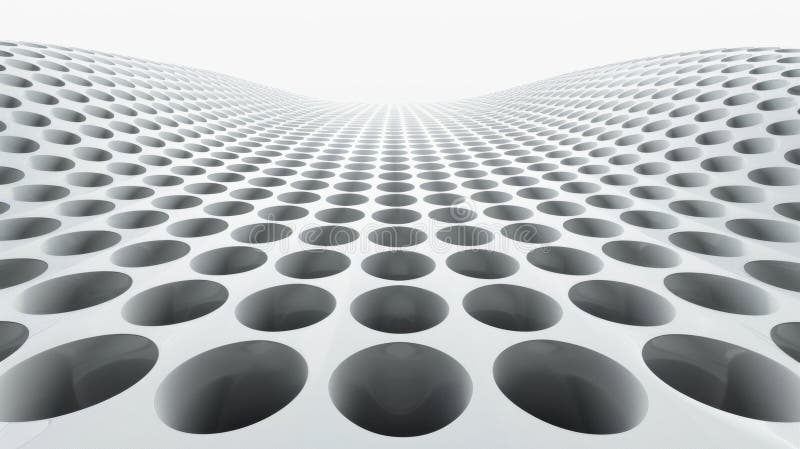 Perfectly Aligned Rows of Circles Forming a Symmetrical Pattern Stock ...