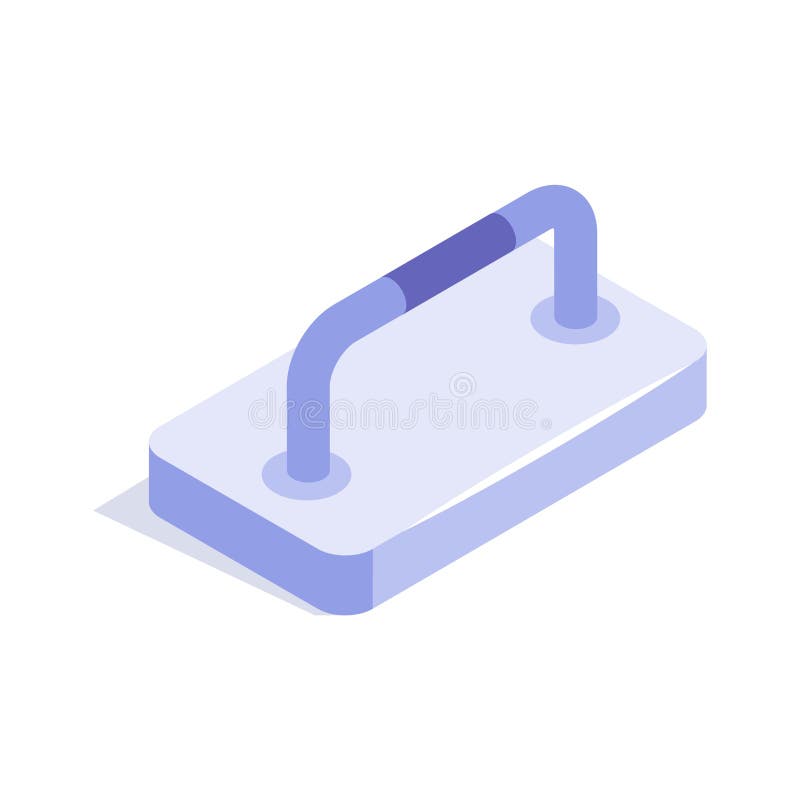 Perfectly Designed Plastering Trowel Isometric Icon in Modern Style ... Perfectly Designed Plastering Trowel Isometric Icon in Modern Style ...