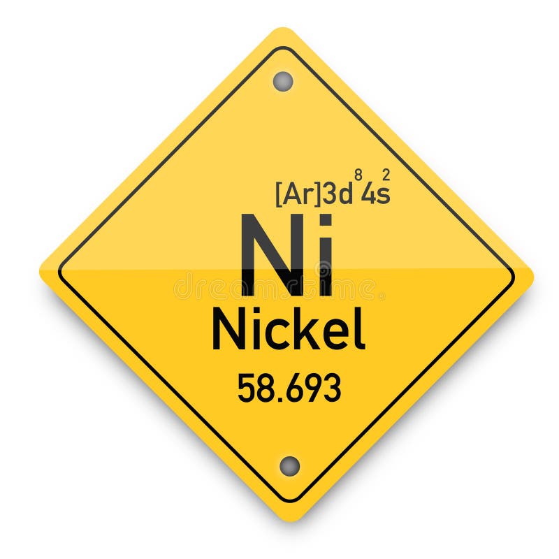 Nickel Periodic Table of the Elements Vector Illustration Stock Vector ...