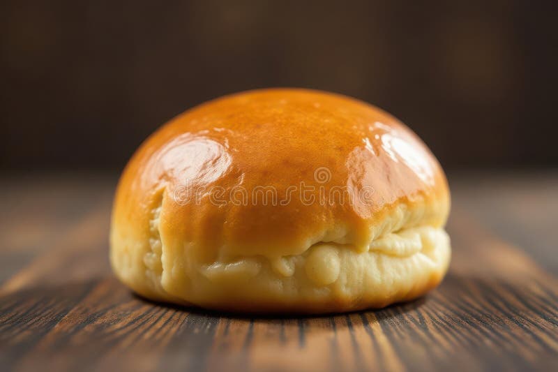 Perfectly Formed Plain Bun, Smooth Crust, Soft Interior, Clean, Round ...