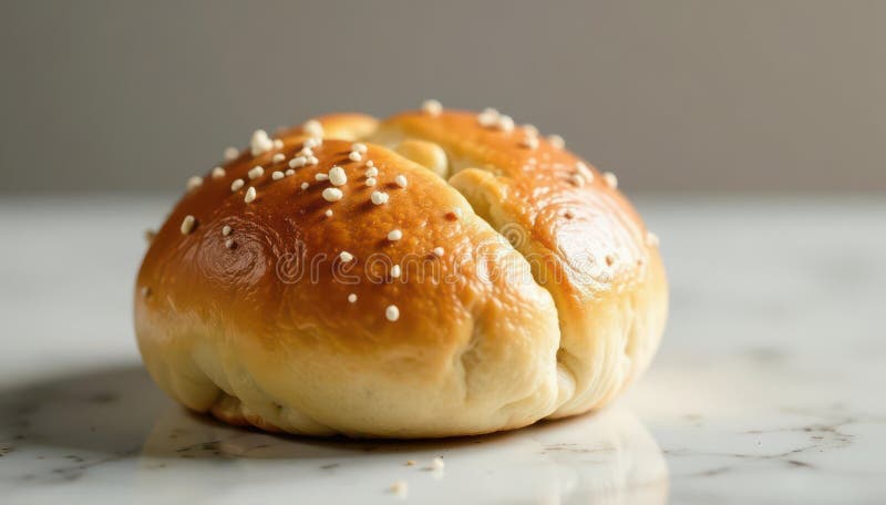 Perfectly Formed White Bread Bun, Smooth Surface, Bakery, Smooth Stock ...