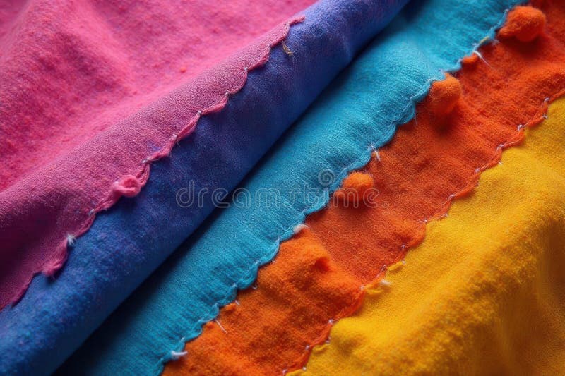 Perfectly Joined Fabric Pieces, No Visible Seams, Elegant, Surface ...