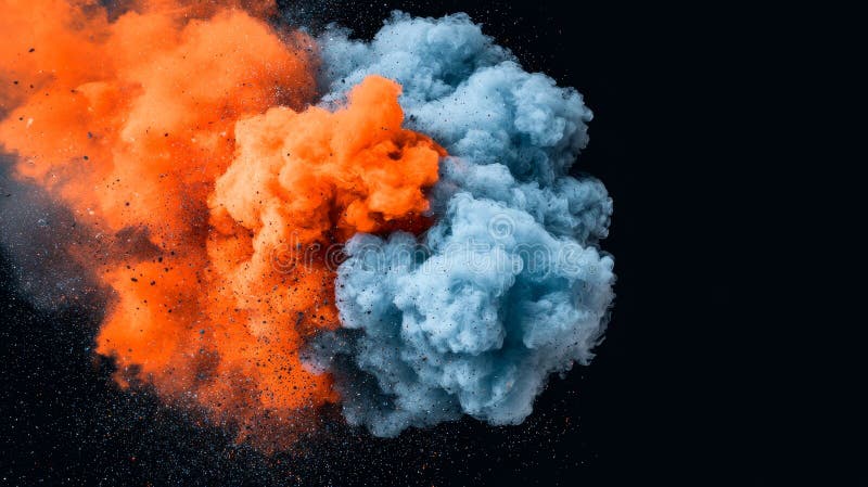 Perfectly Rendered Fire Particles, Embers, and Sparks on a Dark ...