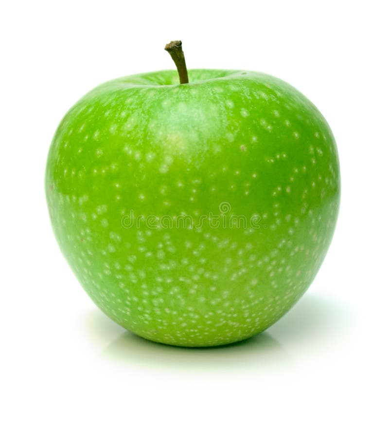 Perfezioni la mela verde fotografia stock. Immagine di dolce - 7454120