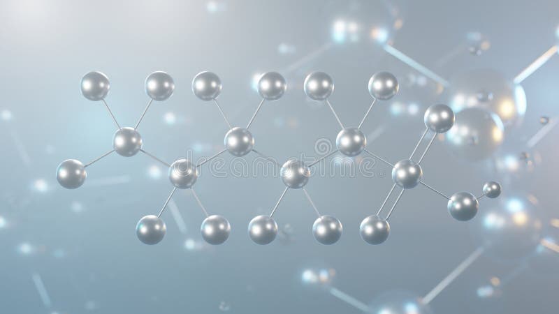 Perfluoropentanesulfonic Acid Molecular Structure, 3d Model Molecule ...