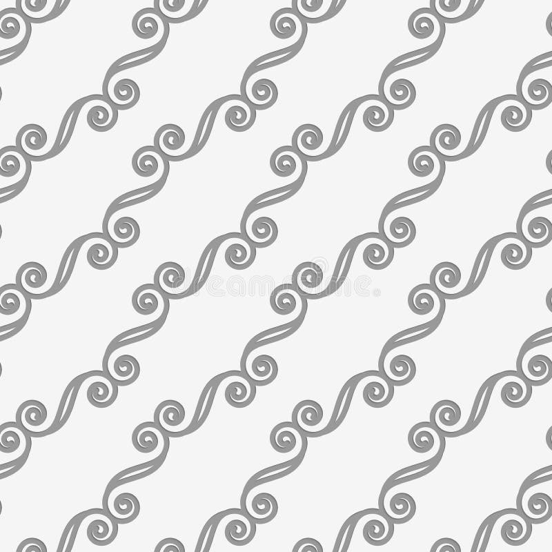 Perforated Diagonal Bulging Waves Stock Vector - Illustration of layer ...