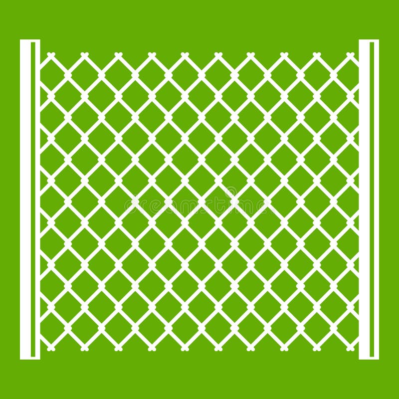 Perforated gate icon green stock vector. Illustration of decoration ...