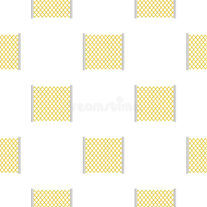 Perforated Gate Pattern Seamless Stock Vector - Illustration of closed ...