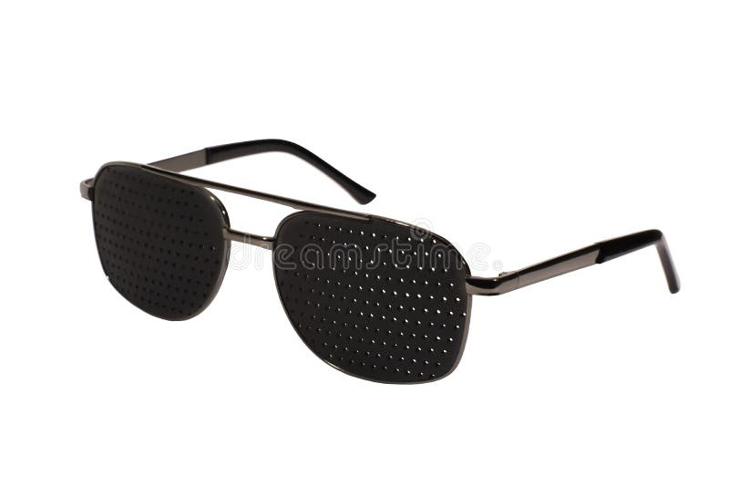 Perforated Glasses Medical In Hand Stock Image - Image of glass ...