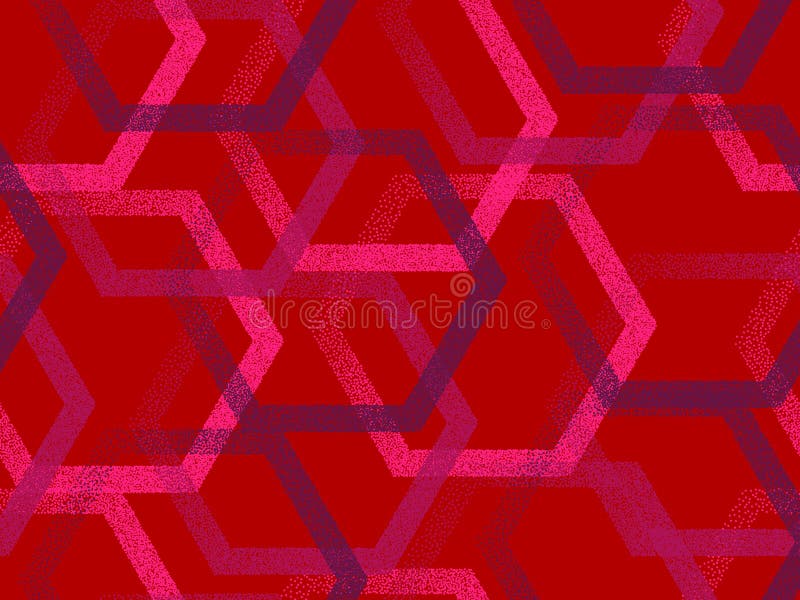 Perforated Hexagon Geometric Seamless Vector Pattern. Gradient Dotted ...