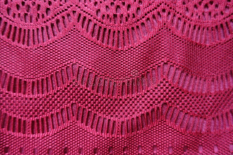 Perforated Lacy Fabric with Waves Pattern Stock Image - Image of fabric ...