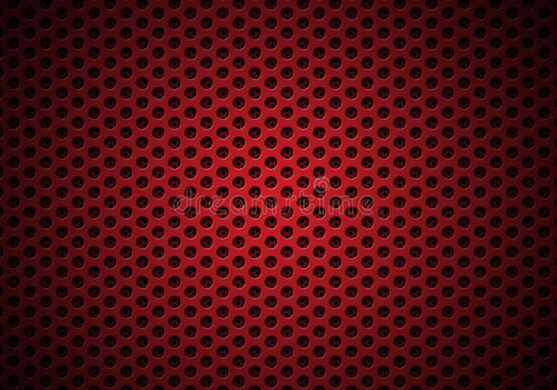 Perforated Metal Background Pattern Red Stock Image - Image of mosaic ...