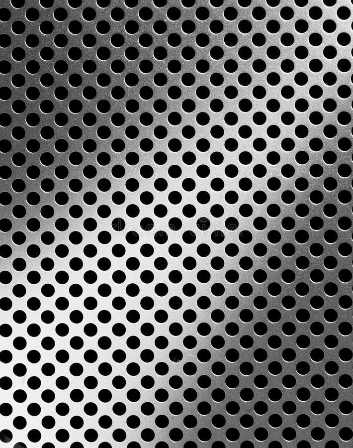 Perforated Metal Plate with Diagonal Gradient of Light Stock Image ...