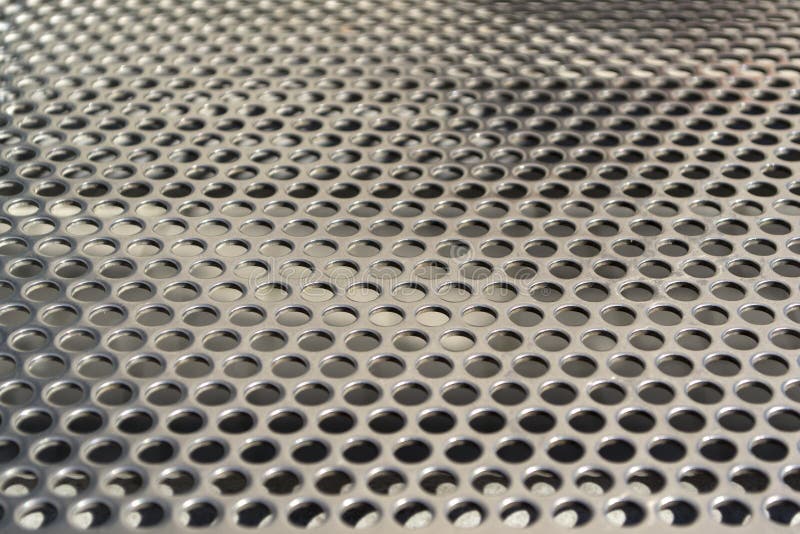 Perforated Metal Sheet Texture Stock Image - Image of steel, perforated ...