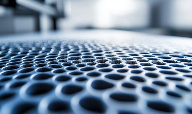 Perforated Metal Surface stock illustration. Illustration of modern ...