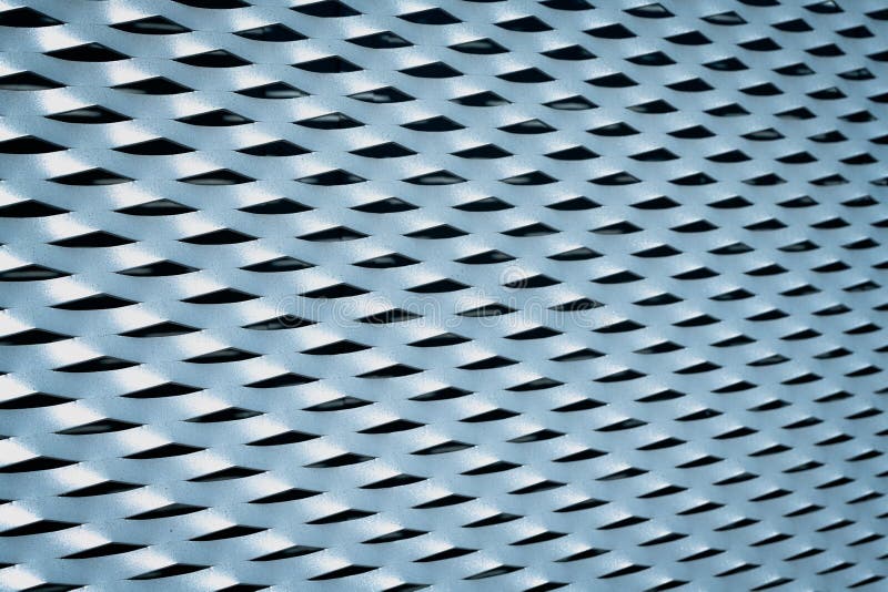 Industrial Steel Grid Texture with Optical Illusion, High Tech Concept ...