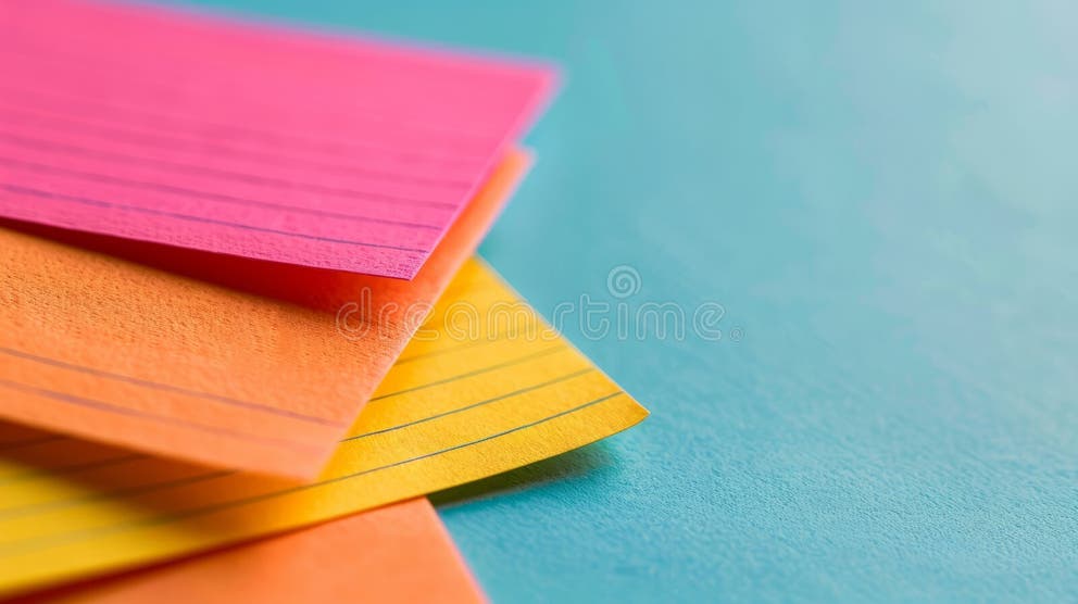 Perforated Note Paper for Easy Tear Stock Illustration - Illustration ...