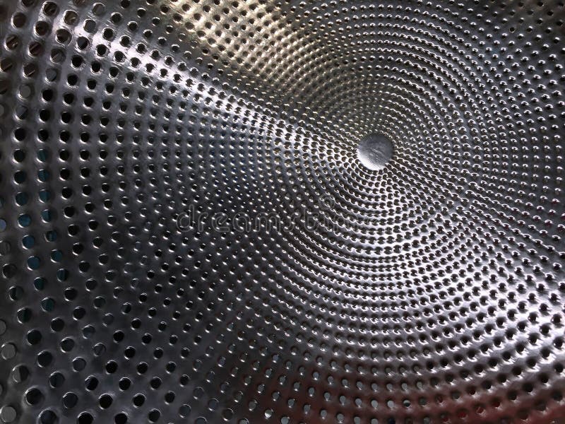 Perforated Stainless Steel, Texture or Metallic Background Stock Photo ...