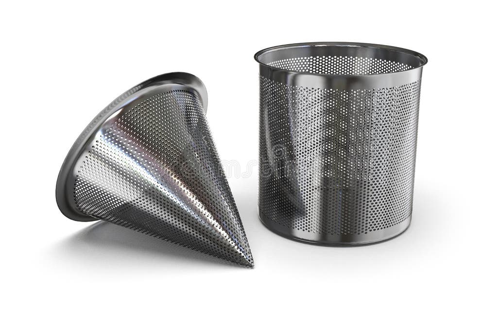 Perforated Temporary Filters Stock Image - Image of chemical, coarse ...