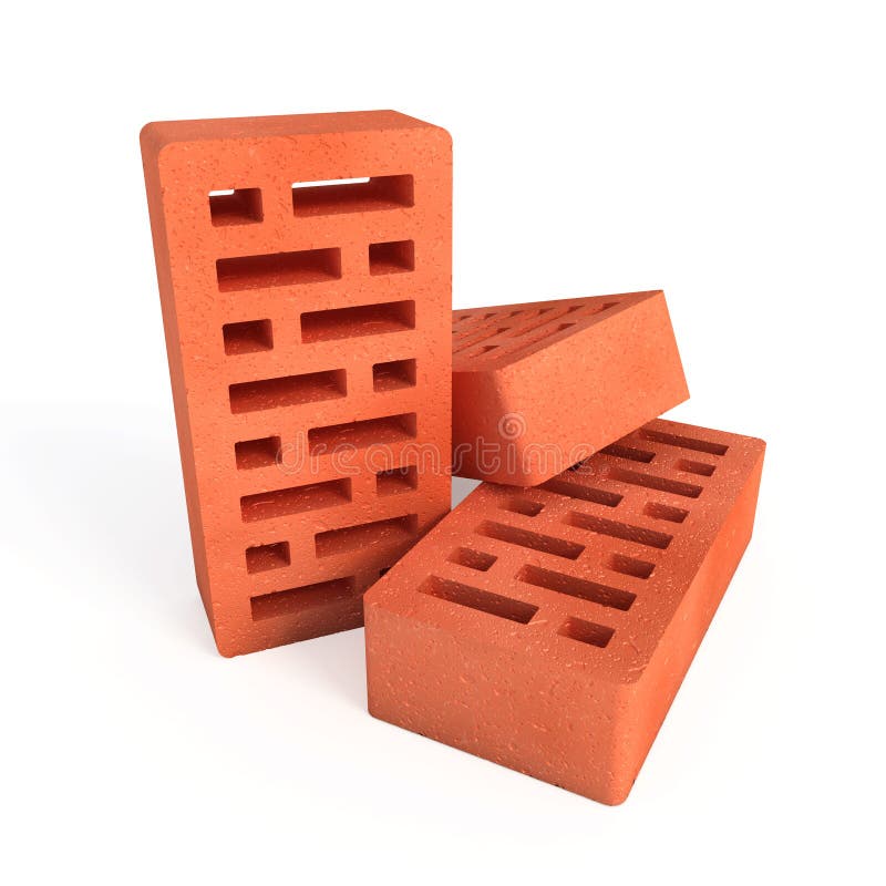 Perforierte Ziegelsteine stock abbildung. Illustration von gehäuse ...