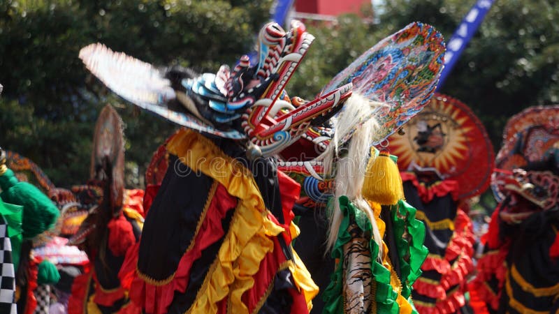 The Perform of 1000 Barong Dance. Barong is One of the Indonesian ...