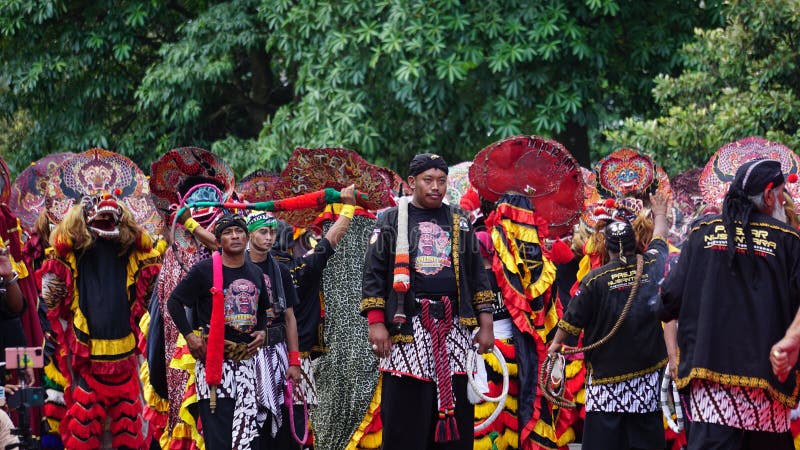 The Perform of 1000 Barong Dance. Barong is One of the Indonesian ...