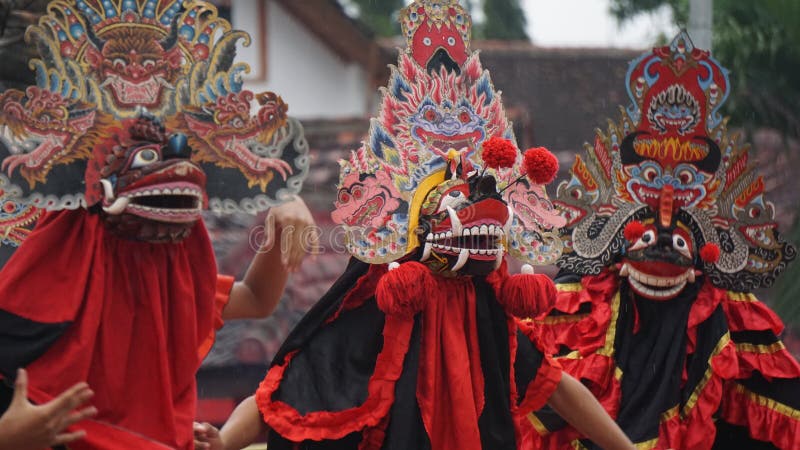 The Perform of Barong Dance. Barong is One of the Indonesian ...