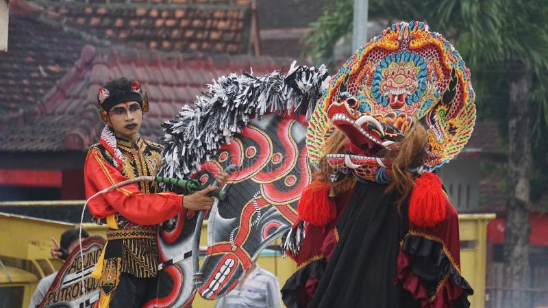 The Perform of Barong Dance. Barong is One of the Indonesian ...