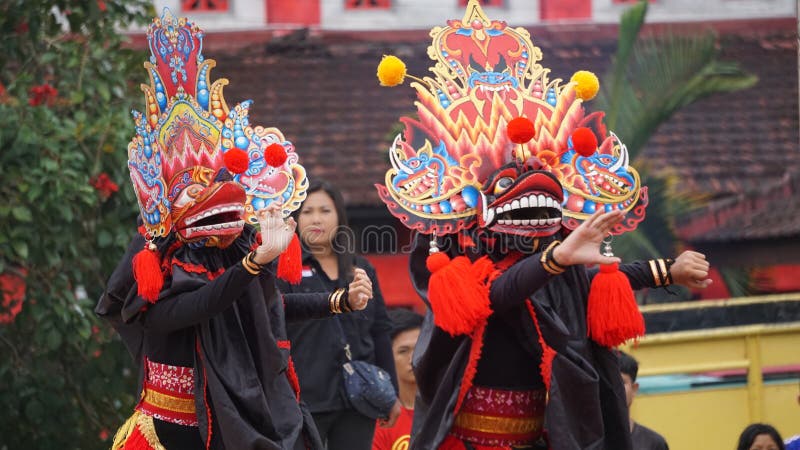 The Perform of Barong Dance. Barong is One of the Indonesian ...
