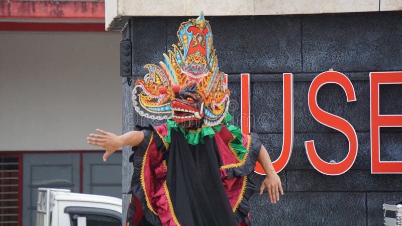 The Perform of Barong Dance. Barong is One of the Indonesian ...