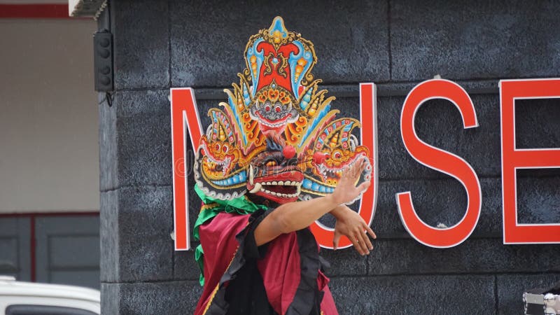 The Perform of Barong Dance. Barong is One of the Indonesian ...
