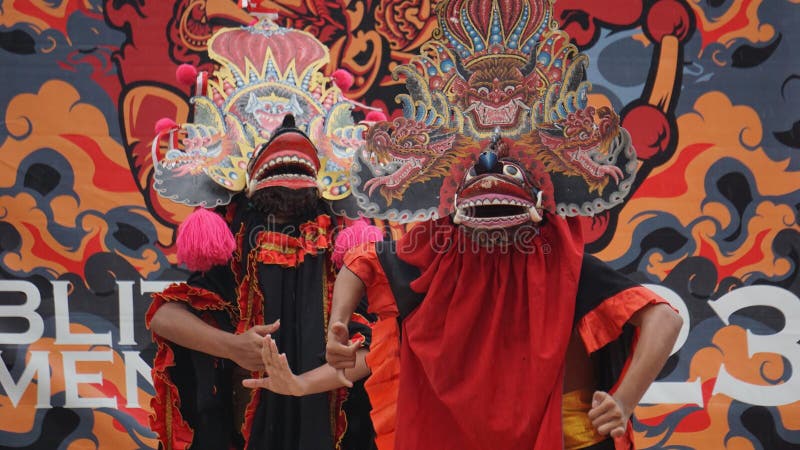 The Perform of Barong Dance. Barong is One of the Indonesian ...