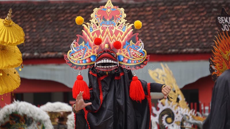 The Perform of Barong Dance. Barong is One of the Indonesian ...