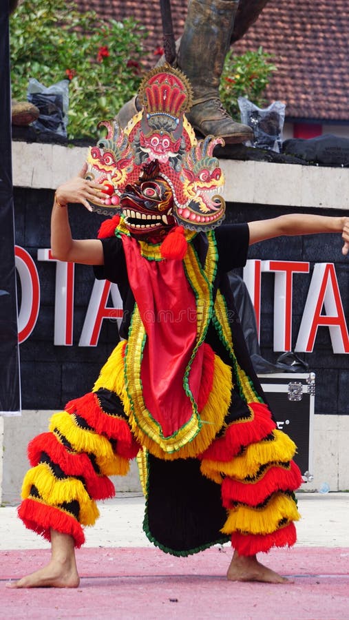 The Perform of Barong Dance. Barong is One of the Indonesian ...