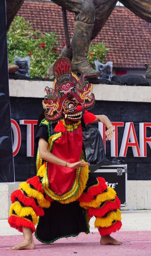 The Perform of Barong Dance. Barong is One of the Indonesian ...