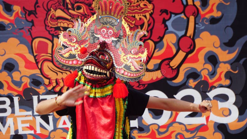 The Perform of Barong Dance. Barong is One of the Indonesian ...
