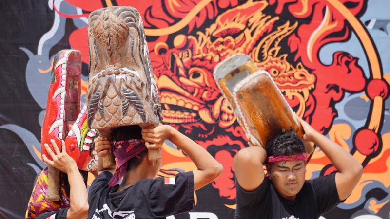 The Perform of Barong Dance. Barong is One of the Indonesian ...