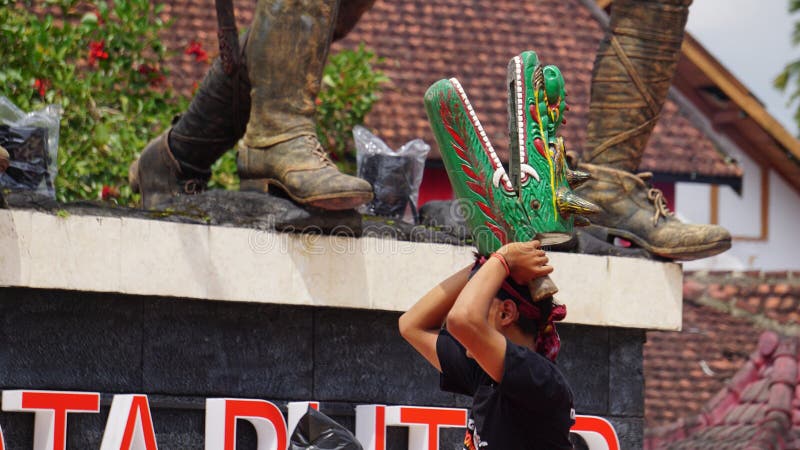 The Perform of Barong Dance. Barong is One of the Indonesian ...
