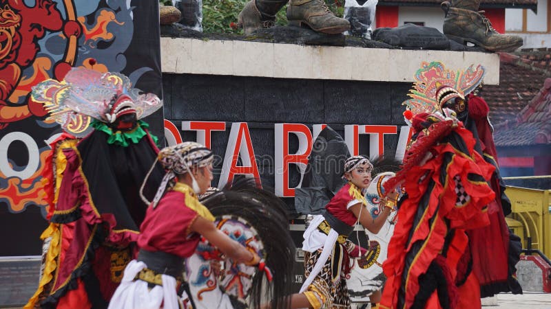 The Perform of Barong Dance. Barong is One of the Indonesian ...