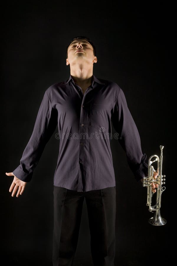 Before performance stock image. Image of instrumentalist - 4315013