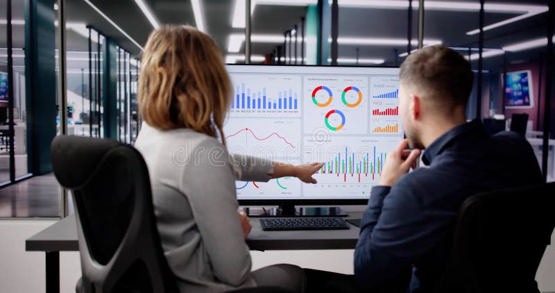 Performance Analytics Dashboard Tech on PC Screen Stock Photo - Image ...
