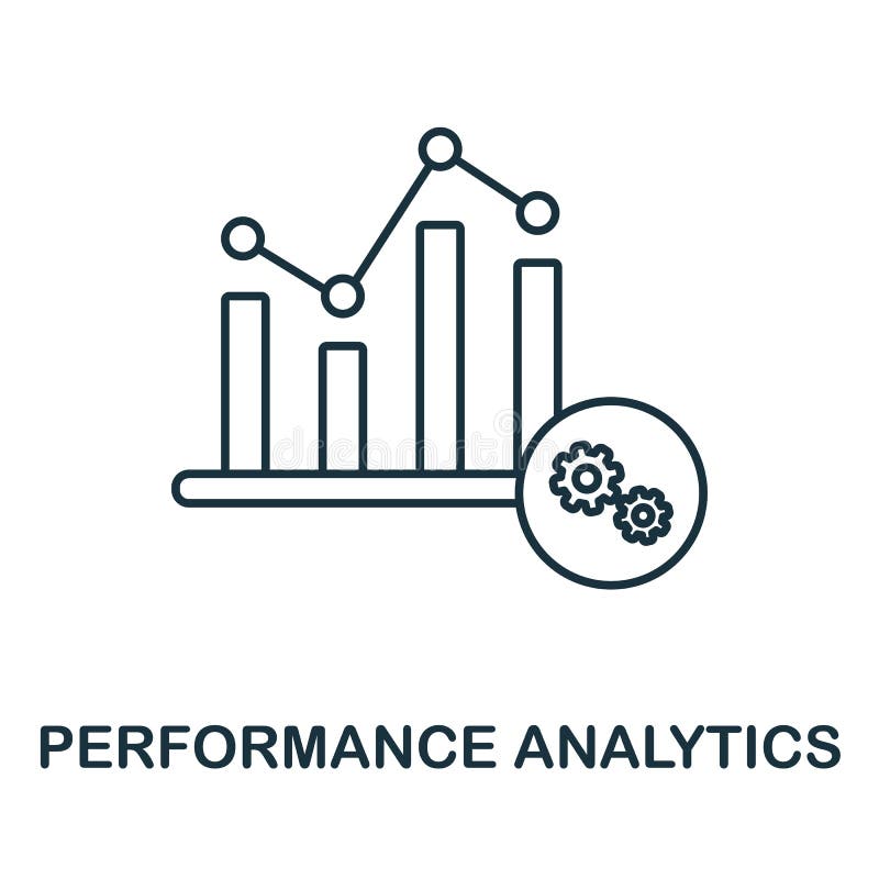 Performance Analytics Icon. Line Element from Digital Transformation ...