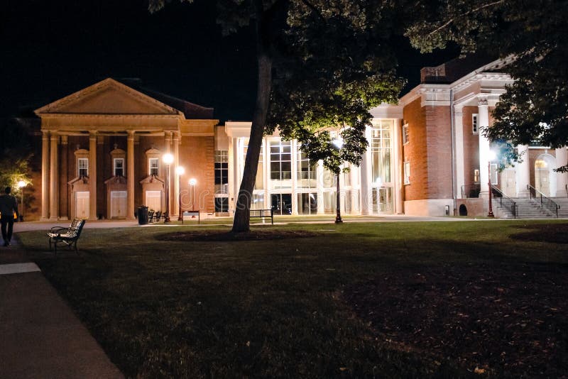 The Performance Arts Building on IUPs Campus Stock Image - Image of ...