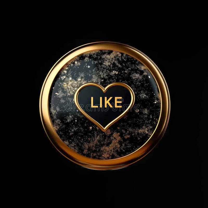 Performance, Button Featuring the Text Like, Embodying the Essence of ...