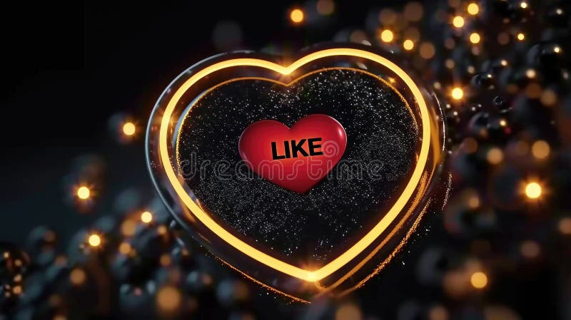 Performance, Button Featuring the Text Like, Embodying the Essence of ...