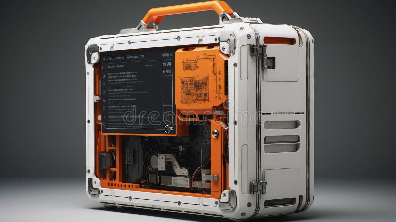 Performance computer box stock illustration. Illustration of technology ...