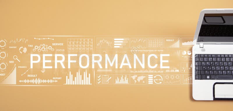 Performance Concept. Growth Graphs. Data Analytics Report Stock ...
