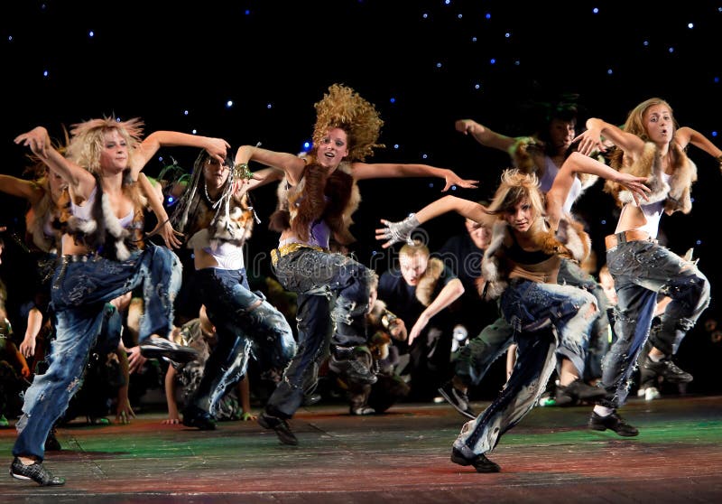 Performance Of Dancing Group Editorial Photo - Image of dress, people ...