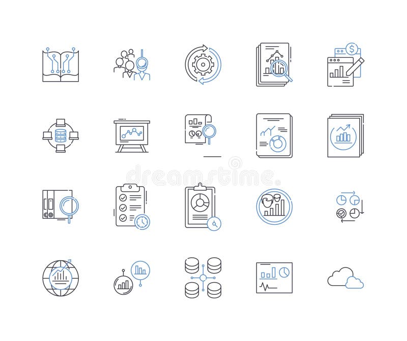 Performance And Efficiency Line Icons Collection Optimize Streamline