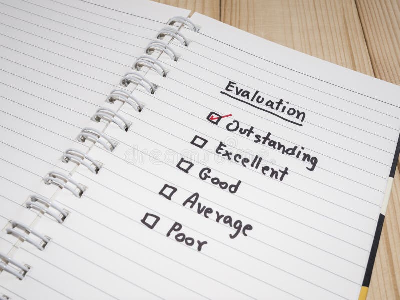 Performance Evaluation Check Box 18 Stock Image - Image of feedback ...